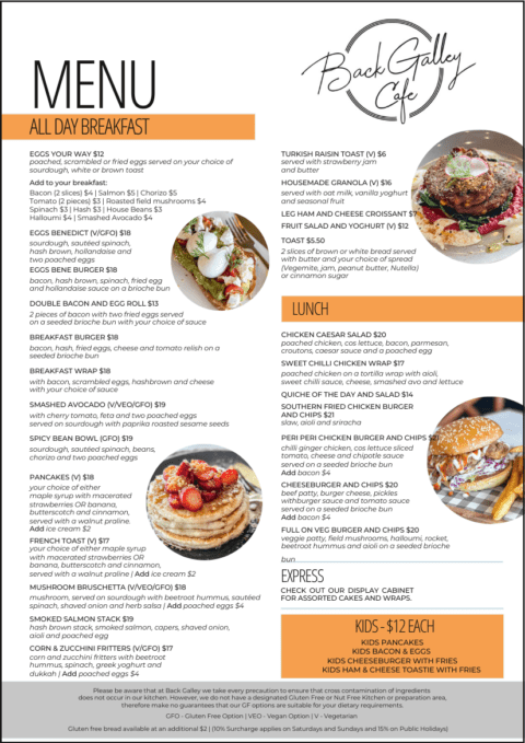 Back Galley Cafe | Back Galley Cafe and Catering